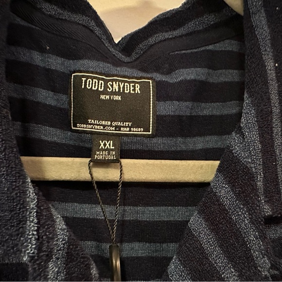 Todd Snyder | Shirts | Todd Snyder Terry Clothe Shirt Xxl Nwt Blue ...